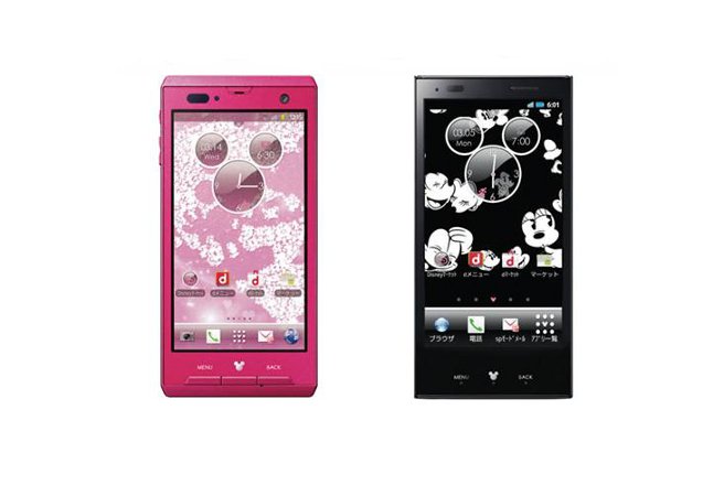 Disney и NTT DoCoMo ще покажат скоро два Android базирани смартфона