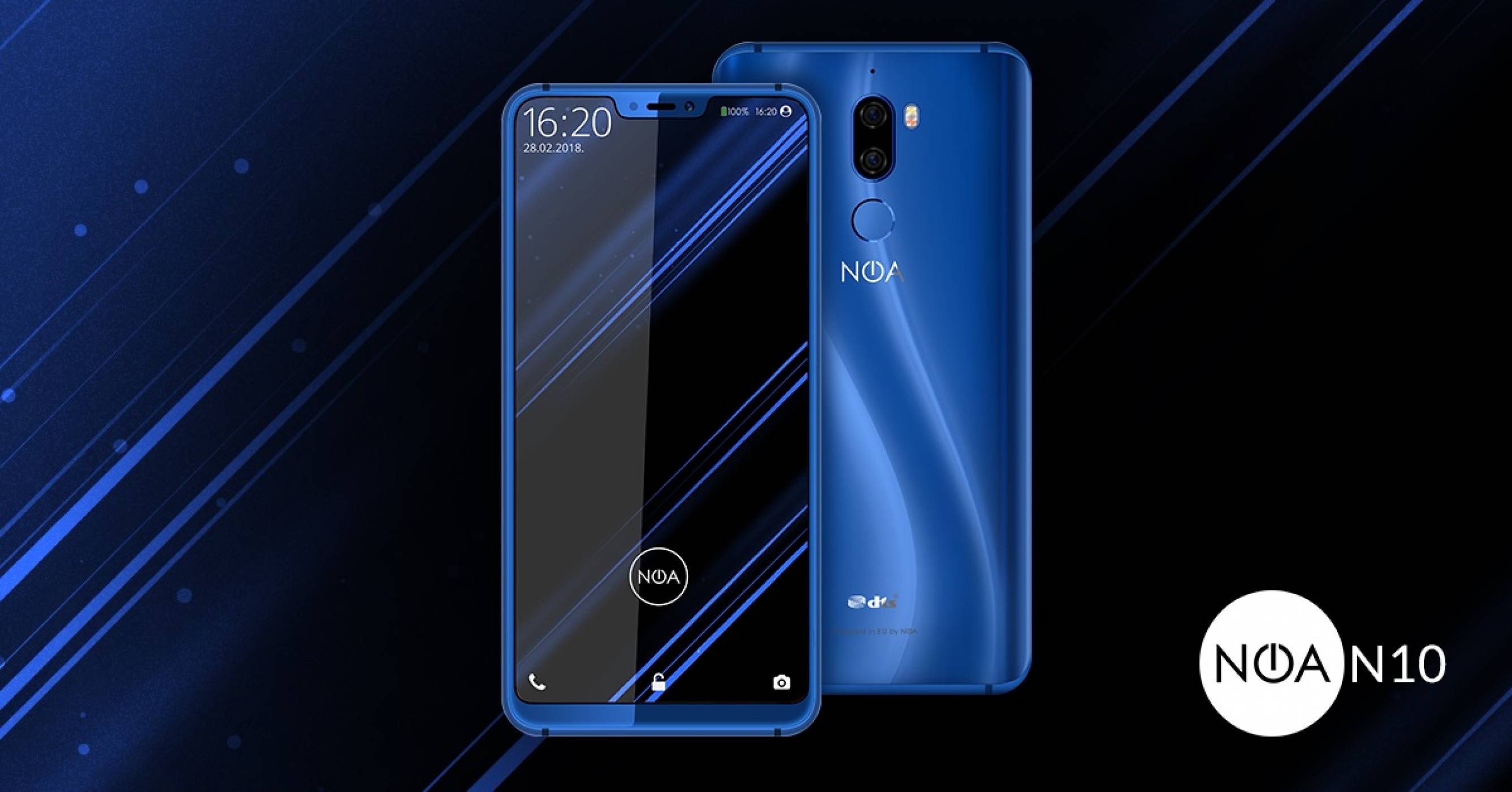 NOA N10 е изненадващо достъпен модел, вдъхновен от дизайна на iPhone X