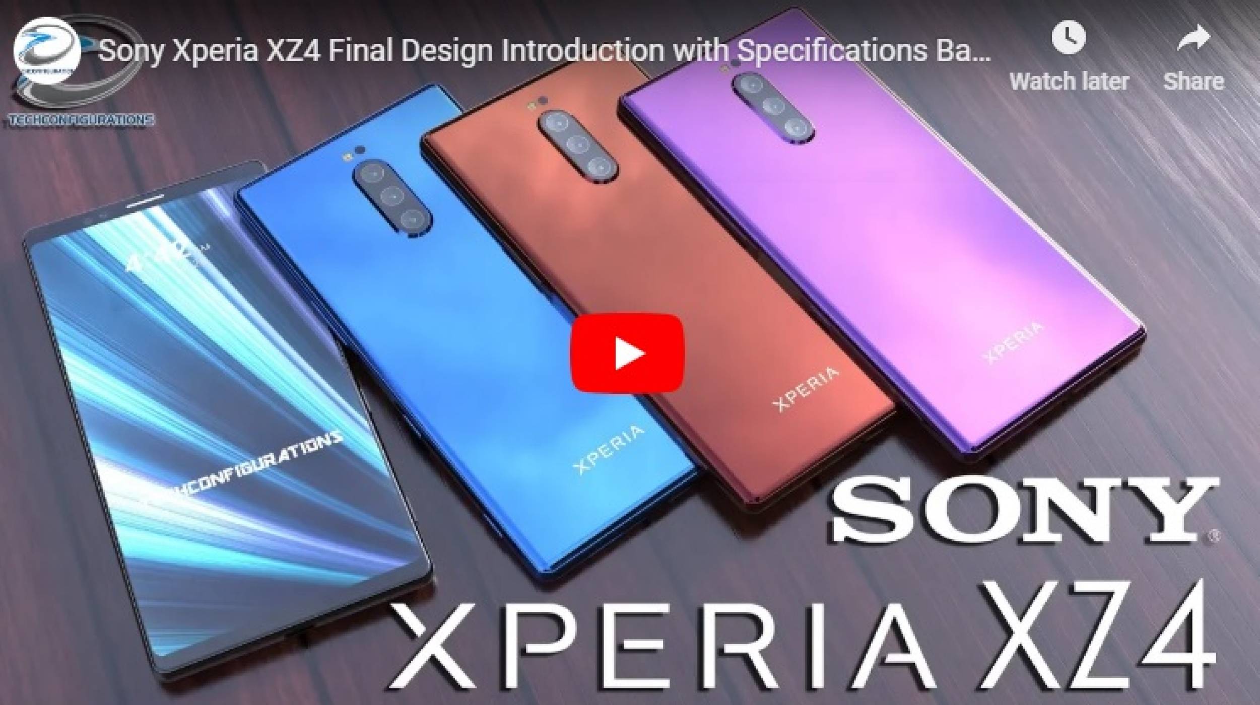 Видео на Xperia XZ4