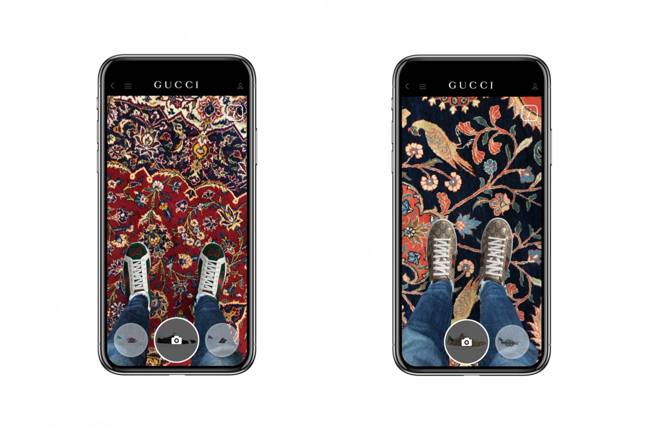 AR приложение на Gucci ви позволява да пробвате обувки от вкъщи